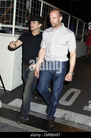 Exclusive!! Jason Statham looked every bit as tough as the characters ...