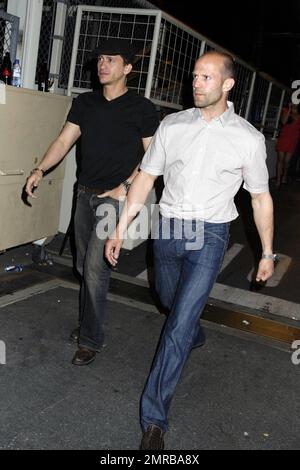 Exclusive!! Jason Statham looked every bit as tough as the characters ...