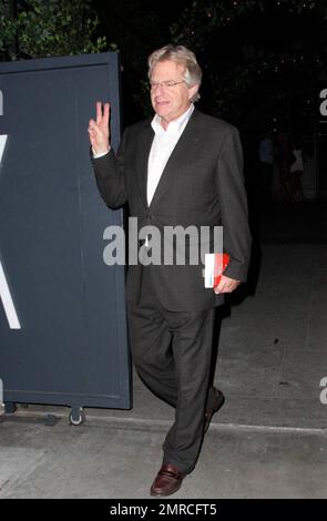 Talk Show legend and host of "America's Got Talent" Jerry Springer ...