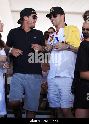 Polo players Jeffrey Donovan and Nic Roldan are photographed at the AMG ...