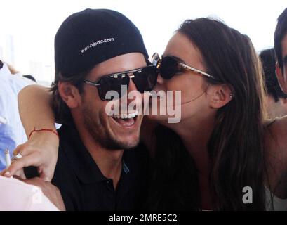 Polo player Nic Roldan and guests are photographed at the AMG Miami ...