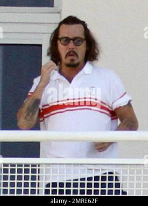 EXCLUSIVE!! Actor Johnny Depp takes time out of his busy promotional ...