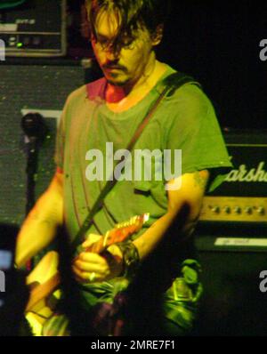 Following days of rehearsals, heart throb actor Johnny Depp joined his ...