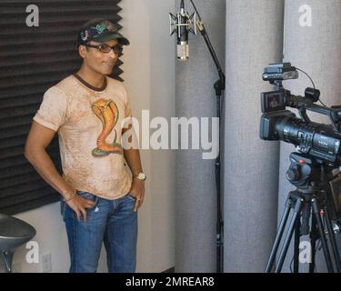 Afro-Cuban singer and songwriter, Jon Secada, records his new single ...