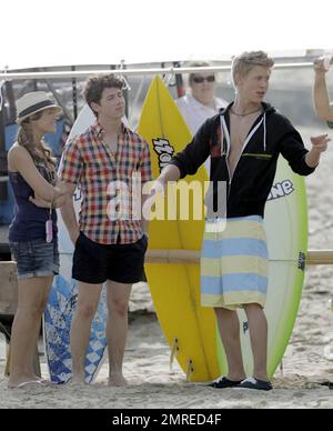 The Jonas Brothers film on location in Malibu for season two of their ...