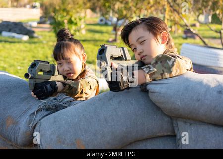 Happy children playing cs Stock Photo - Alamy