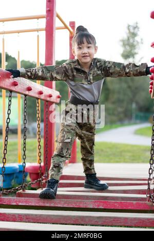 Happy girl playing cs Stock Photo - Alamy