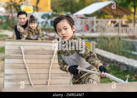 Happy family play cs Stock Photo - Alamy