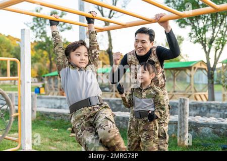 Happy family play cs Stock Photo - Alamy