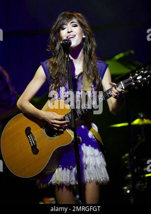 Kate Voegele performs in concert at Club Revolution in Fort Lauderdale ...