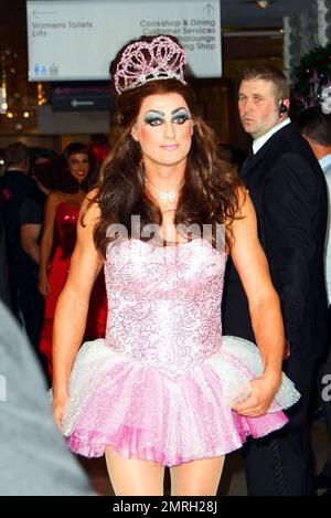 Katie Price and Peter Andre and friend, seen leaving Starbucks and ...