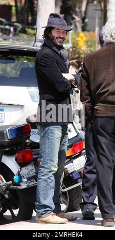 Exclusive!! A smiling Keanu Reeves and buddy Adrien Brody are seen out ...