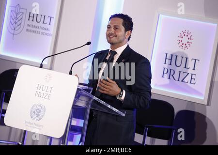 IMAGE DISTRIBUTED FOR HULT PRIZE FOUNDATION - Former U.S. President ...
