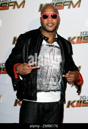 Flo Rida at the KIIS FM's Jingle Ball 2012 held at the Nokia Theatre LA ...