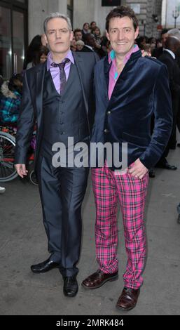 Neil and Ivan McCormick at the UK premiere of "Killing Bono" at the ...