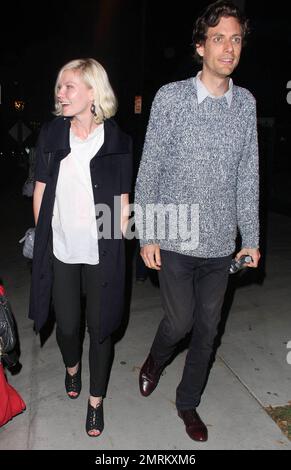 Actress Kirsten Dunst and boyfriend, Rilo Kiley drummer Jason Boesel ...