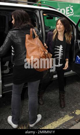 EXCLUSIVE!! Rocker KT Tunstall signs autographs for fans as she arrives ...