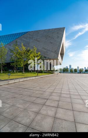 The three one hall changsha riverside cultural park construction square ...