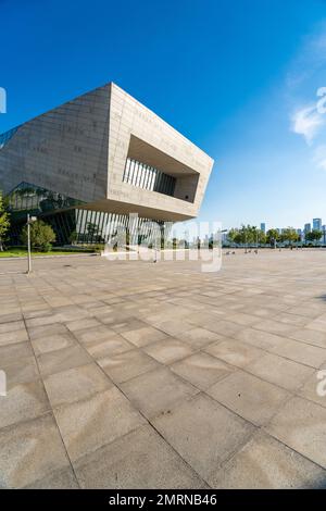 The three one hall changsha riverside cultural park construction square ...
