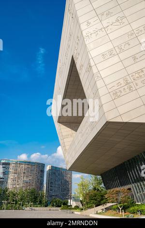 The three one hall changsha riverside cultural park construction square ...
