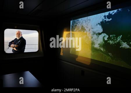 Ice navigator, Capt. David "Duke" Snider, 60, a Canadian Coast Guard ...