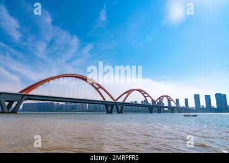 Changsha xiangjiang river scenery Stock Photo - Alamy