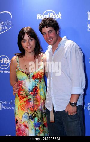 Jason Biggs walks the red carpet at the Lexus Style Villa Sports party ...