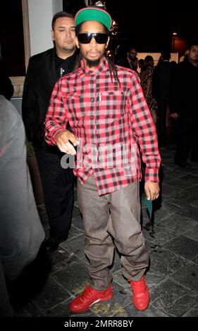 Rapper Lil Jon leaves Lexington Social House. Hollywood, CA. 6/8/11 ...
