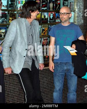 Musicians Ric Ocasek and Moby attend a special screening of "The Limits ...