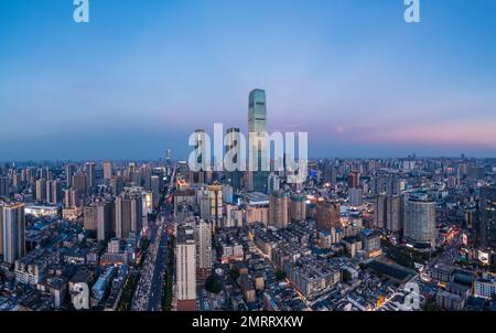 Aerial changsha shimao international financial center world financial ...