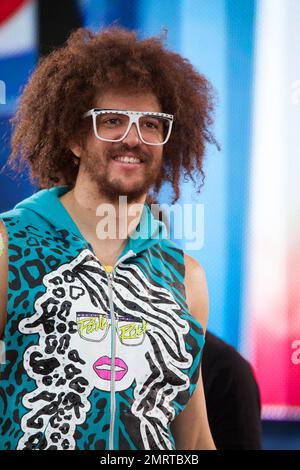 Redfoo LMFAO performs live in Central Park as part of Good Morning ...
