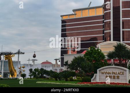 China, Macau, Wynn Hotel, garden Stock Photo - Alamy