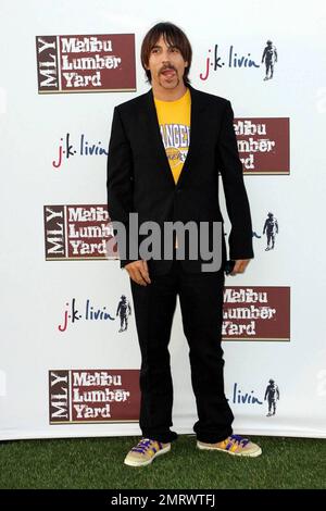 Anthony Kiedis at the grand opening of the Malibu Lumber Yard an ...