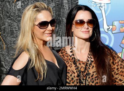 TV reality stars Adrienne Maloof and Kyle Richards of 'The Real ...