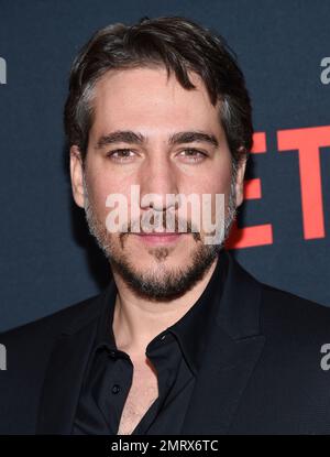 Actor Alberto Ammann attends the 'Narcos' Season 3 New York Screening ...