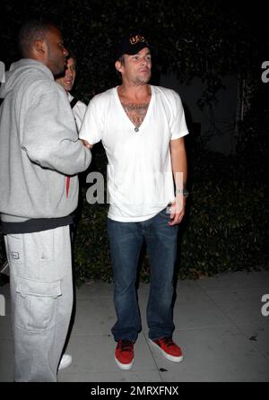 Mark McGrath Sugar Ray frontman leaving Barneys New York after shopping ...