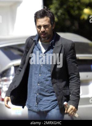 Exclusive!! Actor Mark Ruffalo was seen heading to a special effects ...