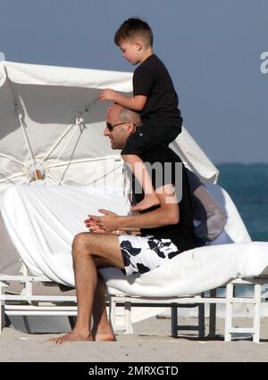 EXCLUSIVE!! British actor Mark Strong spends Christmas Eve on the beach ...