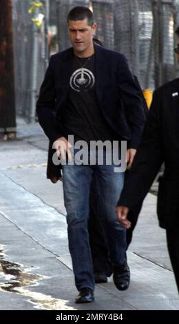 "Lost" star, hunky actor Matthew Fox arrives for an appearance on ...