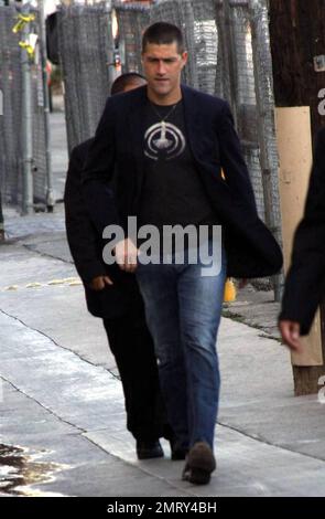 "Lost" star, hunky actor Matthew Fox arrives for an appearance on ...