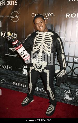 Kyle Massey at the Official 2015 Maxim Halloween Party held inside a ...