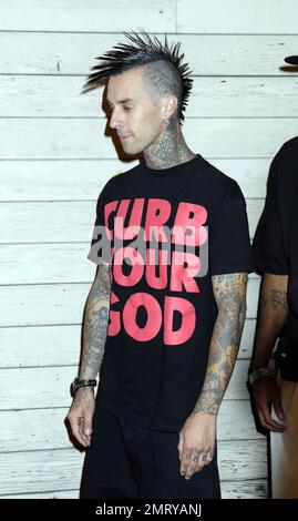 Travis Barker showed up and four minutes later, ex-wife Shanna Moakler ...