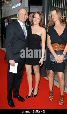 Ron Dennis and daughter, Carol Weatherall at the McLaren Automotive ...