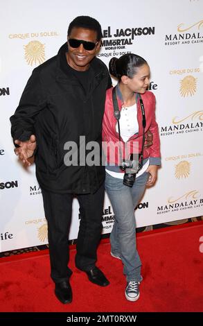 Jackie Jackson, Daughter Brandi Jackson The opening of Michael Jackson ...