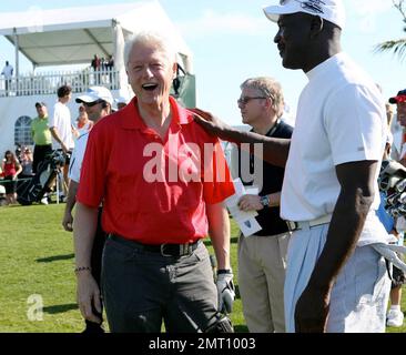 Exclusive!! President Bill Clinton and Michael Jordan play on day three ...