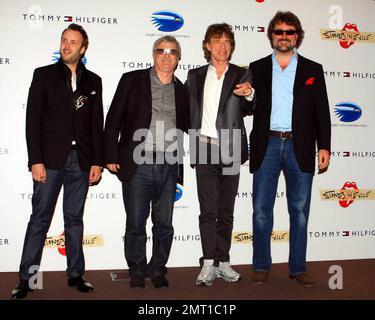 Director Stephen Kijack and Rolling Stones singer Mick Jagger at the ...