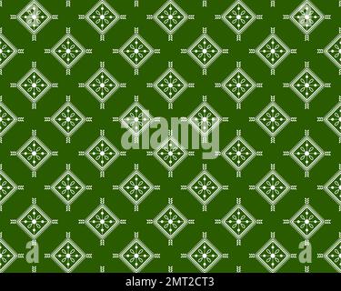 Dark Green Vintage Ornament Wallpaper Pattern Design Stock Photo - Alamy
