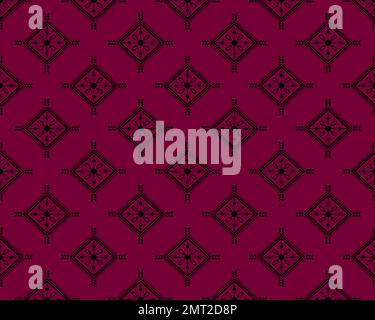 A Purple and black seamless tile pattern Stock Photo - Alamy