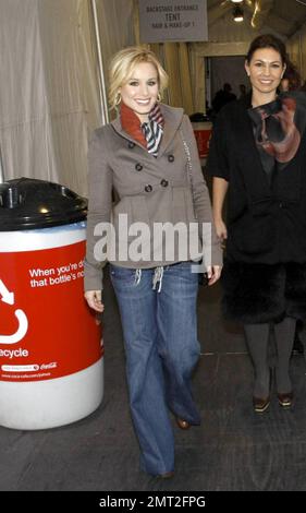 Kristen Bell attends the Miss Sixty fashion show during Mercedes Benz ...