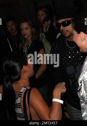 Mena Suvari and Sean Paul attend a party at the Mondrian Hotel. Sean ...